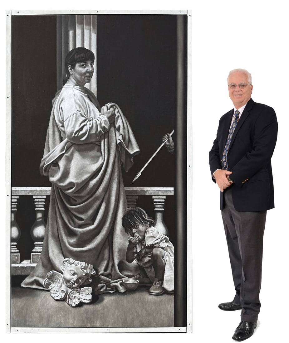 Lifesize James Michaels Painting Auction