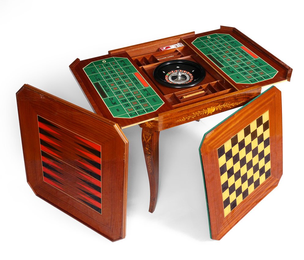 ITALIAN MARQUETRY INLAID GAME TABLE - Feb 24, 2013 | Burchard Galleries ...