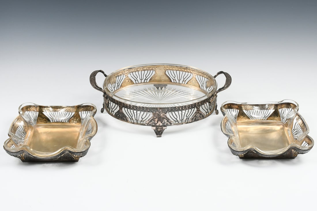 3 .800 Silver & Glass Secessionist Serving Pieces - Jun 22, 2025 ...
