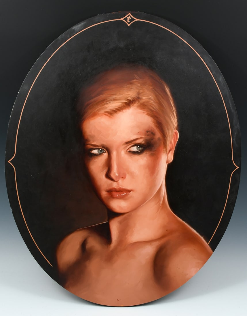 Aaron Nagel Painting "royalty Iv" Auction