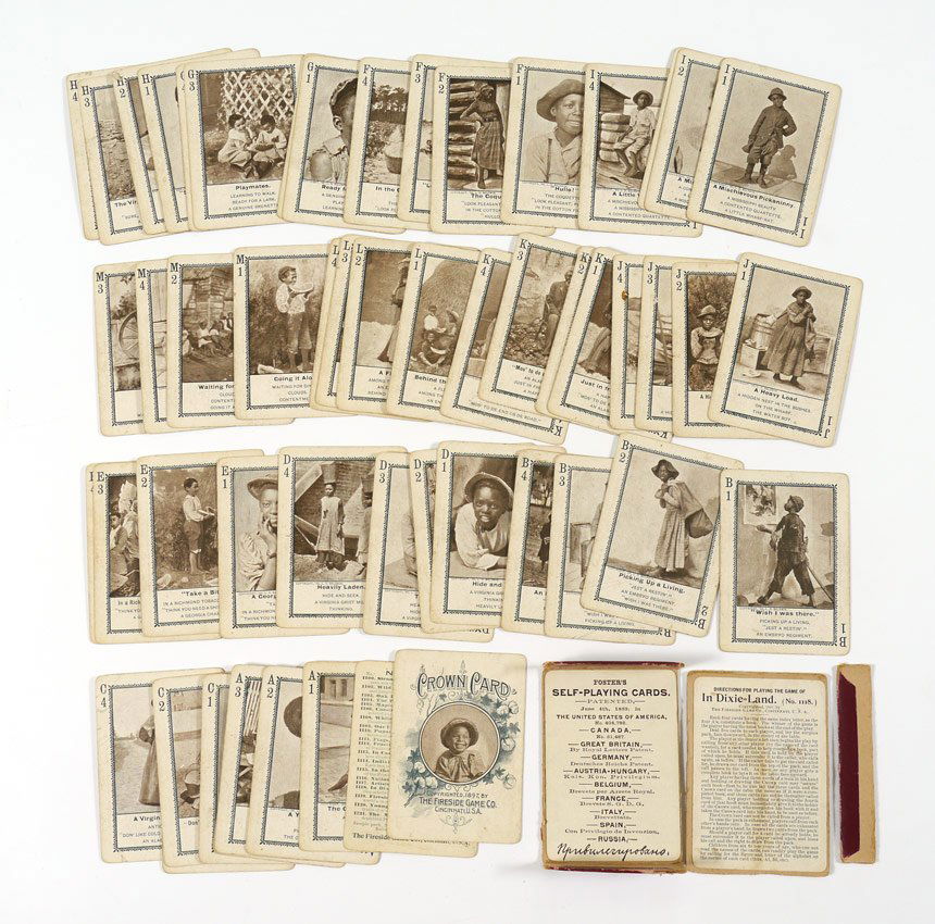 1897 GAMES IN DIXIE-LAND PLAYING CARDS - Apr 21, 2013 | Burchard ...