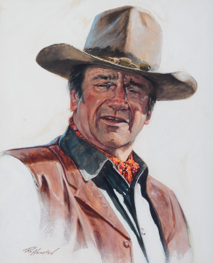 RARE JOHN WAYNE PORTRAIT PAINTING BY ROY HAMPTON - Jul 21, 2013 ...
