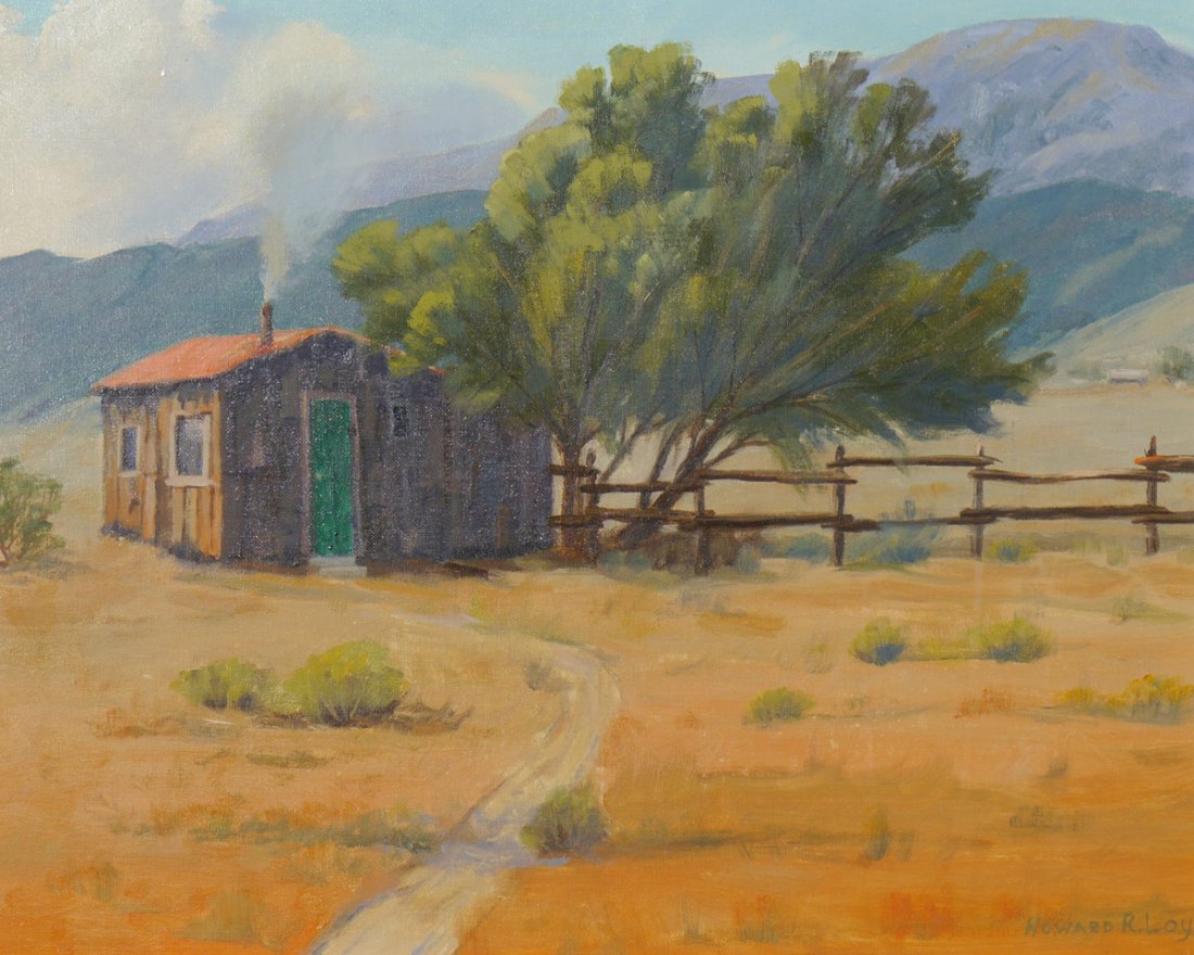 HOWARD LOY NEAR CABAZON PAINTING