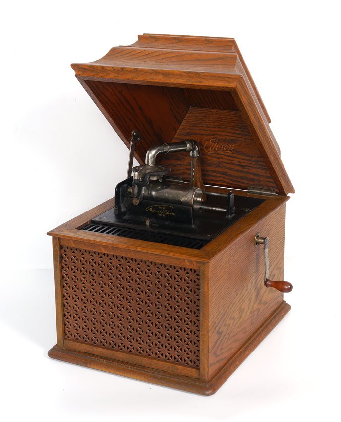 EDISON AMBEROLA VIII CYLINDER ROLL PHONOGRAPH