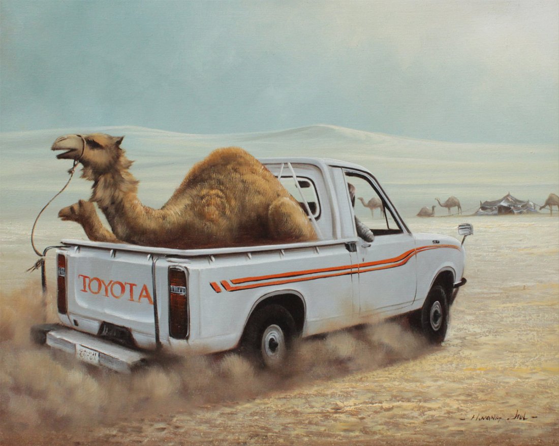 CHEOL HWANG SAUDI TOYOTA CAMEL PAINTING - Aug 25, 2013 | Burchard ...
