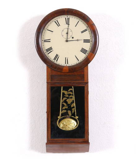 SILAS B. TERRY WALL REGULATOR CLOCK - Oct 20, 2013 | Burchard Galleries ...