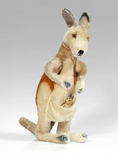 VINTAGE STEIFF KANGAROO AND JOEY - Oct 20, 2013 | Burchard Galleries ...