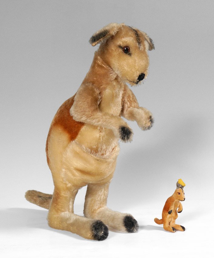 STEIFF KANGOO KANGAROO WITH JOEY