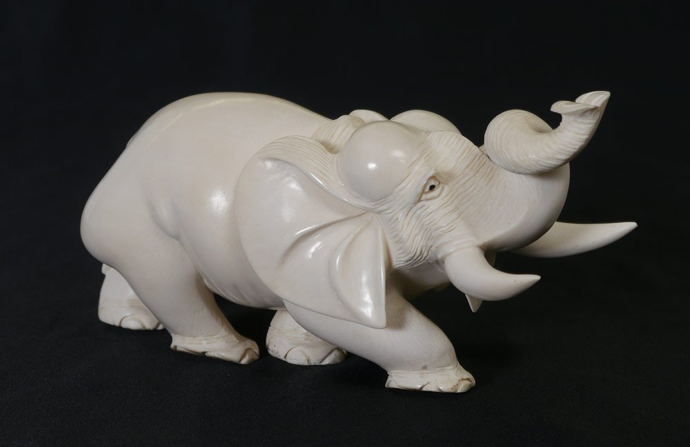 Carved Ivory Elephant