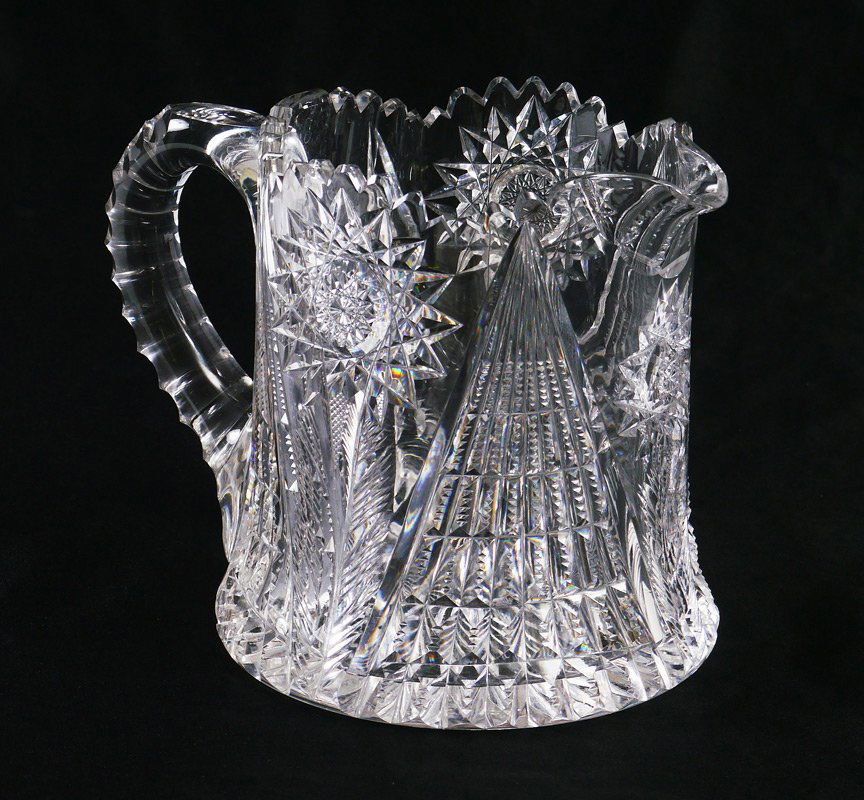 SIGNED LIBBEY CUT GLASS PITCHER - Dec 08, 2013 | Burchard Galleries Inc ...