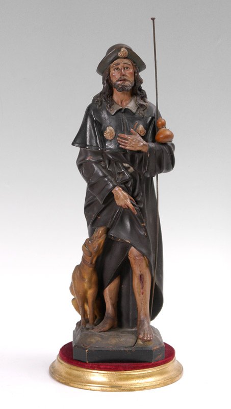 ST. ROCCO STATUE LAS ARTES RELIGIOSAS OLOT