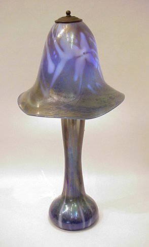 1065: ART GLASS LAMP, SIGNED FELLERMAN - Feb 22, 2004 | Burchard ...