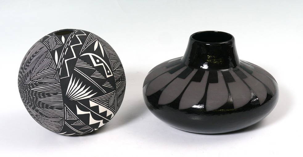 2 Southwest Pottery Vases
