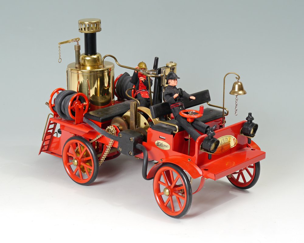 WILESCO D305 STEAM ENGINE FIRE TRUCK
