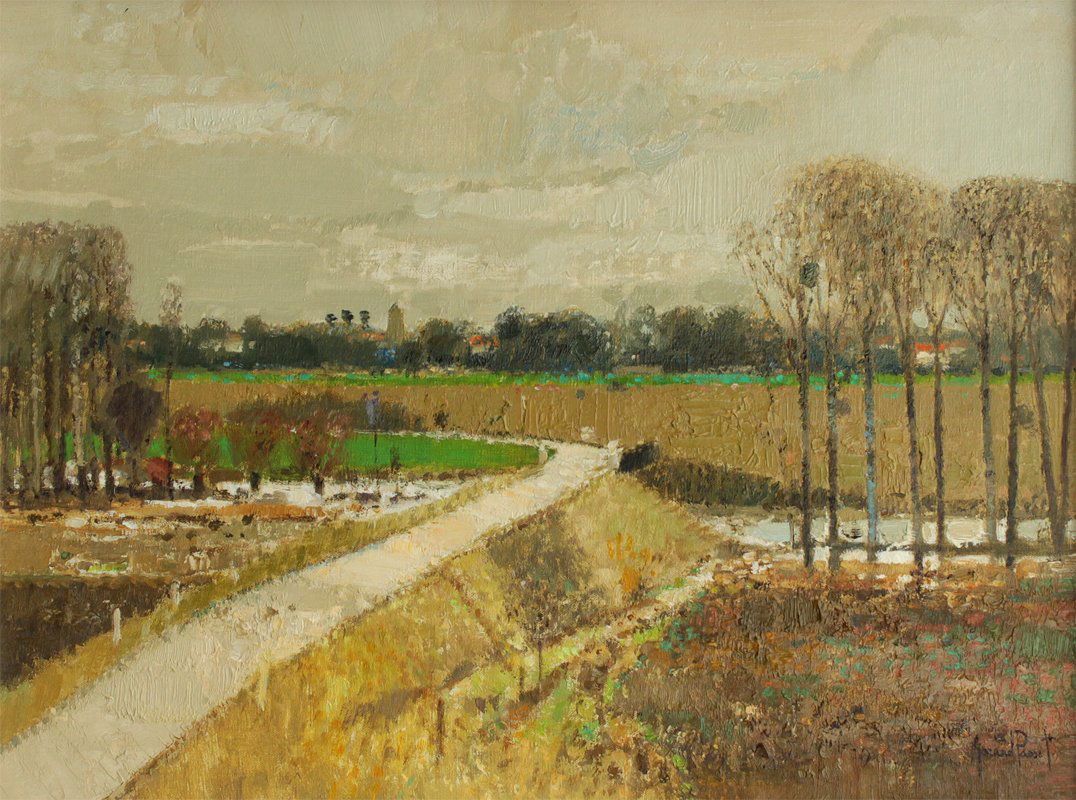 GERARD PASSET FRENCH LANDSCAPE PAINTING