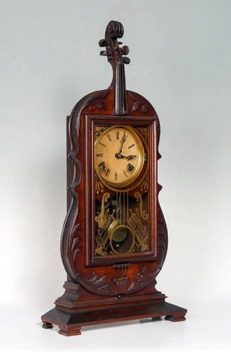 Rare Antique Seth Thomas Violin Clock