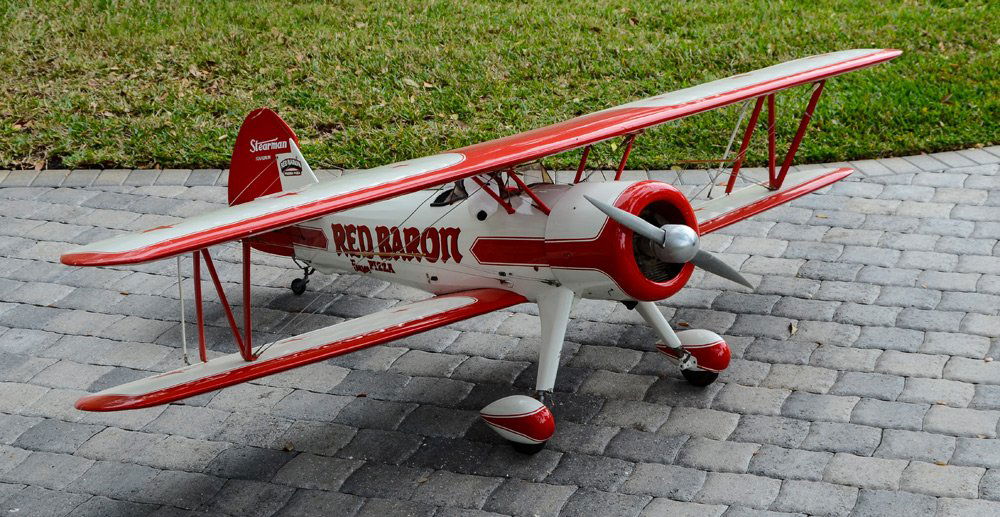 RED BARON SCALE MODEL RC MOTORIZED AIRPLANE
