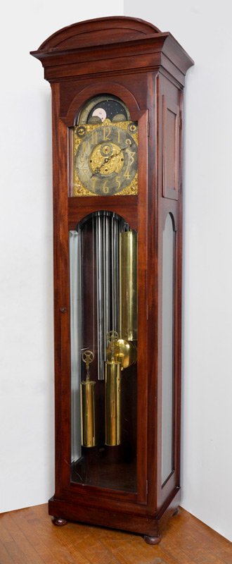 HARRIS & HARRINGTON 9 TUBE GRANDFATHER CLOCK