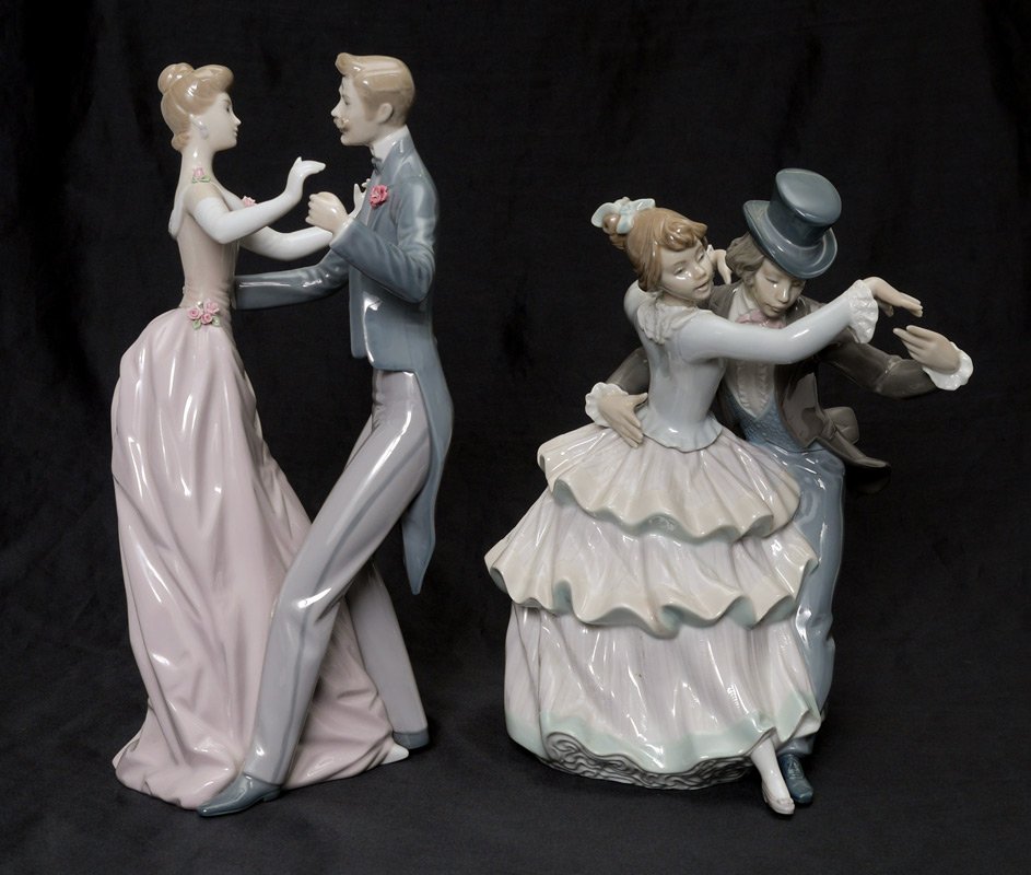 Lladro Two Dancing Couples #1372 & 5799