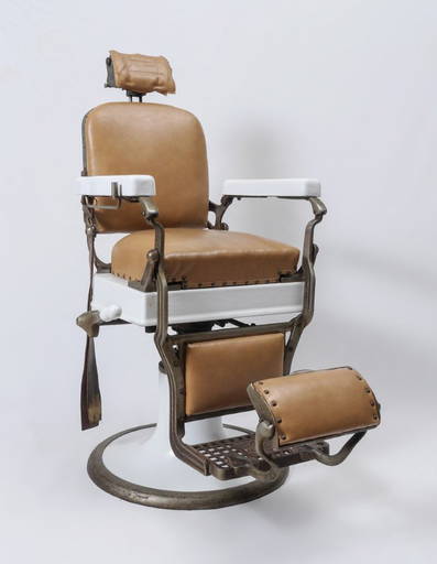 KOKEN CAST IRON & PORCELAIN BARBER CHAIR - Aug 23, 2015 | Burchard ...