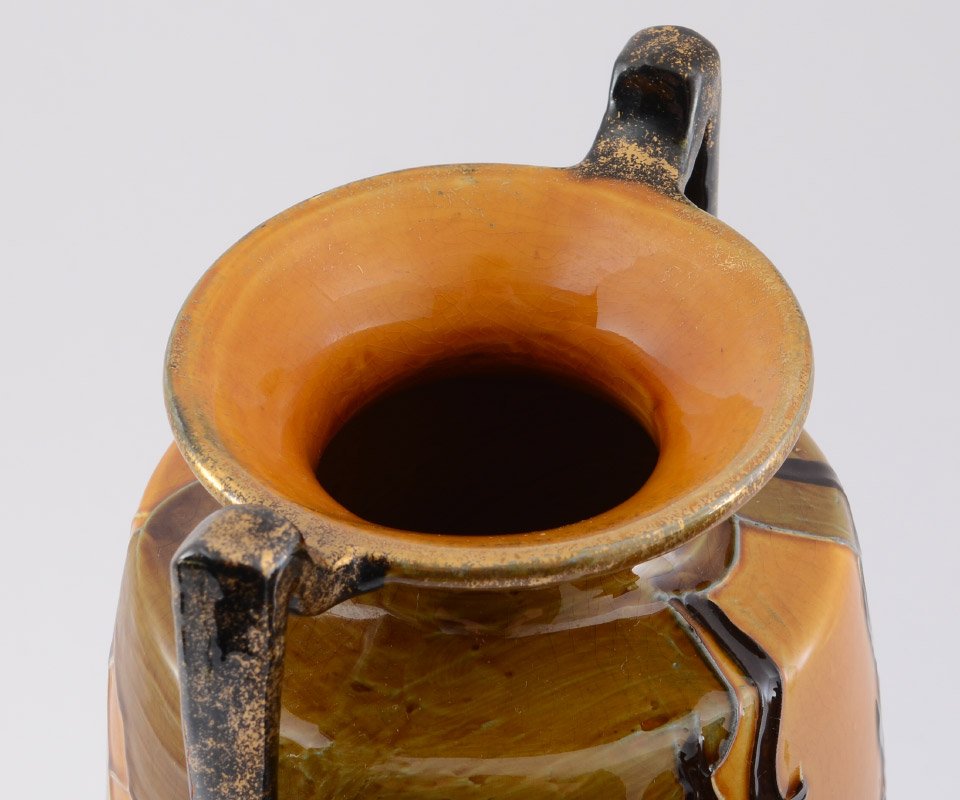 PAIR OF THOMAS FORESTER PHOENIX WARE VASES