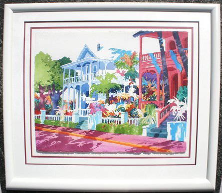 Ken Hawk Key West Original Watercolor Painting