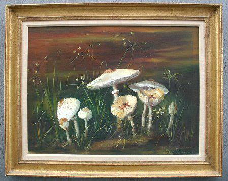 Mary Rhoades Toadstool Painting