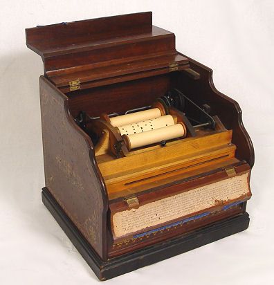 Celestina Roller Organ With 13 Paper Spools