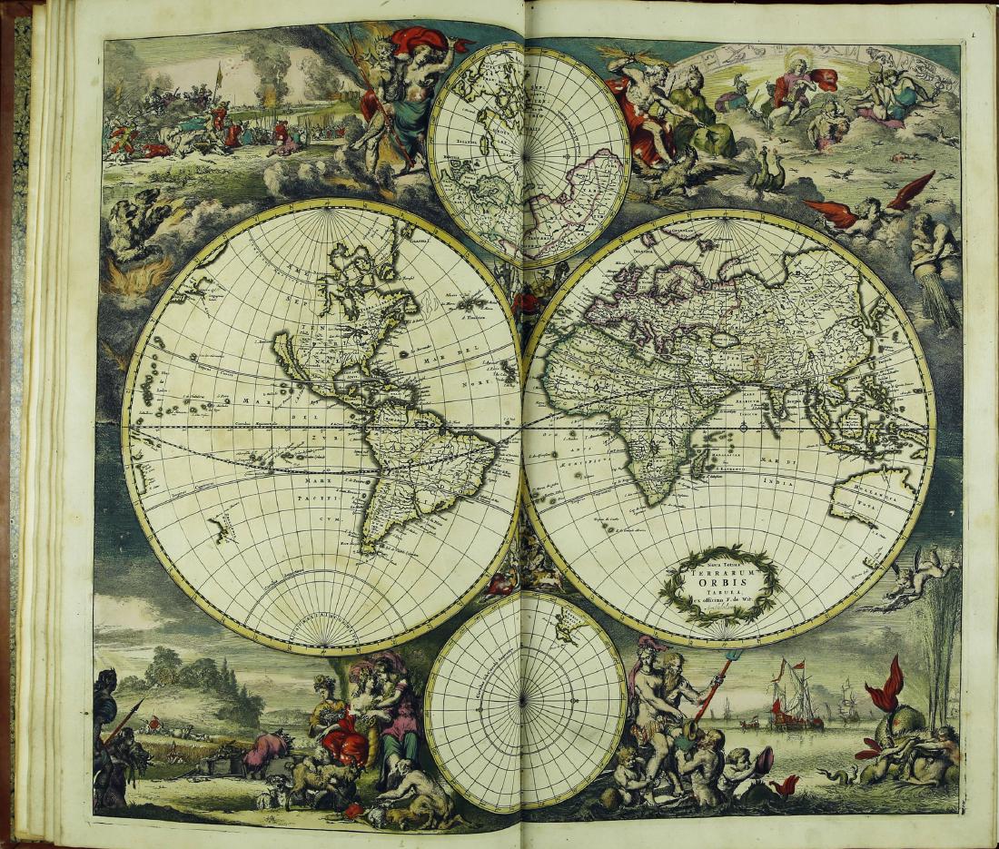 De Wit's Sea Atlas in Original Color