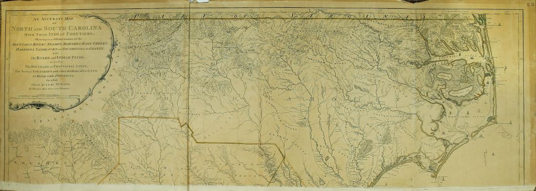 Mouzon Map Of Carolinas