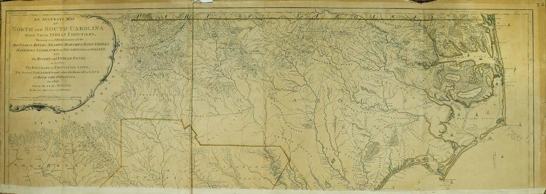 Mouzon Map Of Carolinas