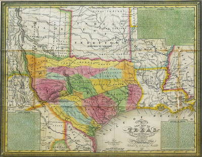 Young New Map Of Texas 1835