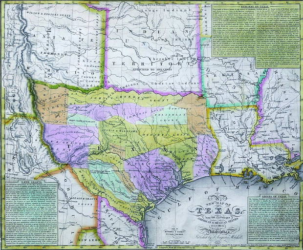Young New Map Of Texas 1835