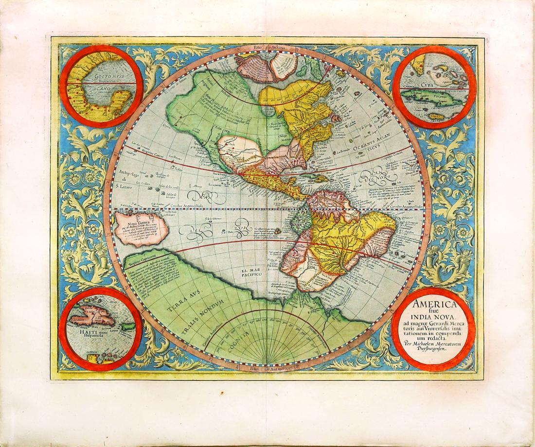 Mercator Map of America
