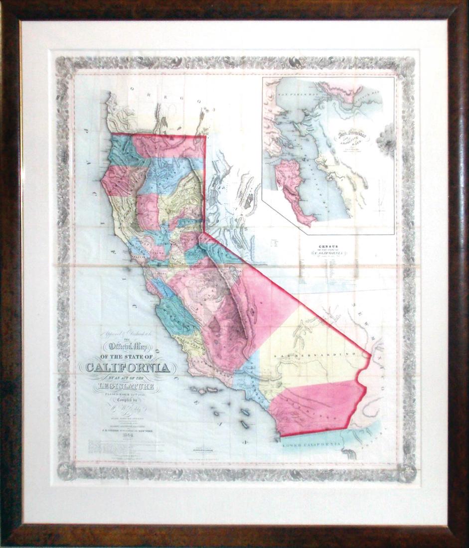 Eddy State Map Of California