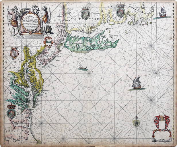 Seller Map of New England, 1675 - Jan 25, 2020 | Arader Galleries in NY