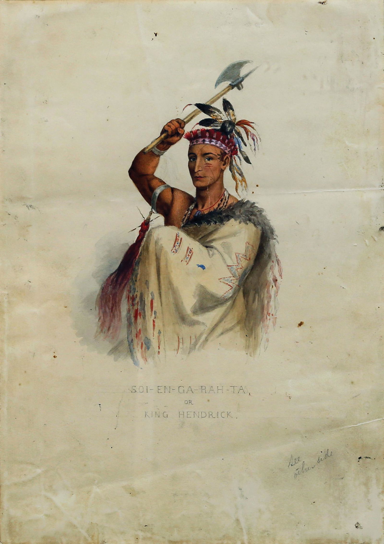 Original Drawing of King Hendrick - Jan 25, 2020 | Arader Galleries in NY