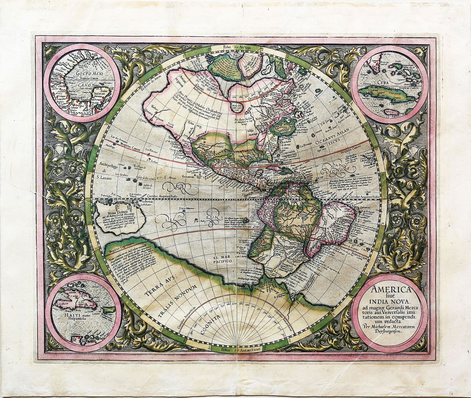 Mercator Map of America - Apr 04, 2020 | Arader Galleries in New York