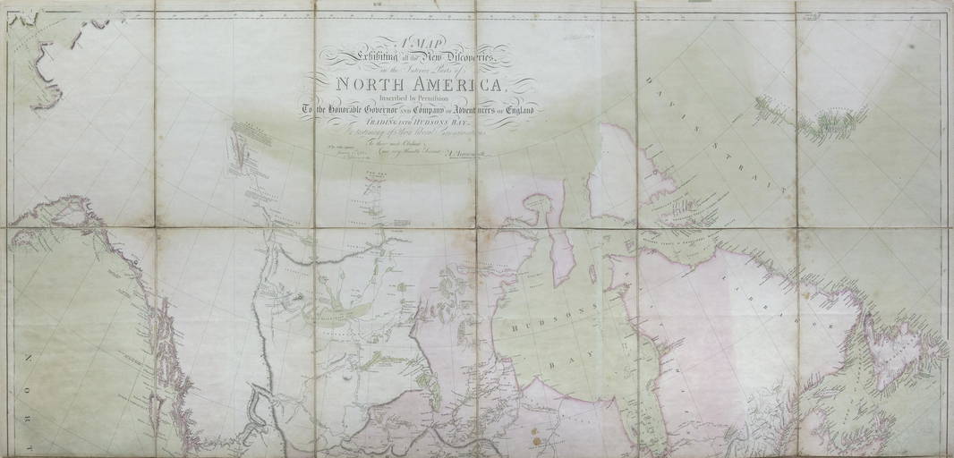 Arrowsmith Map Of North America, 1811