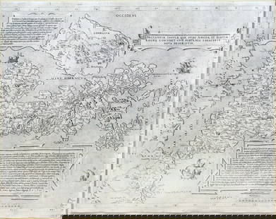 Map Of England, Scotland & Ireland-late 17th Century Auction