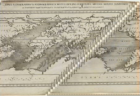 Berry World Map, 1680 Auction