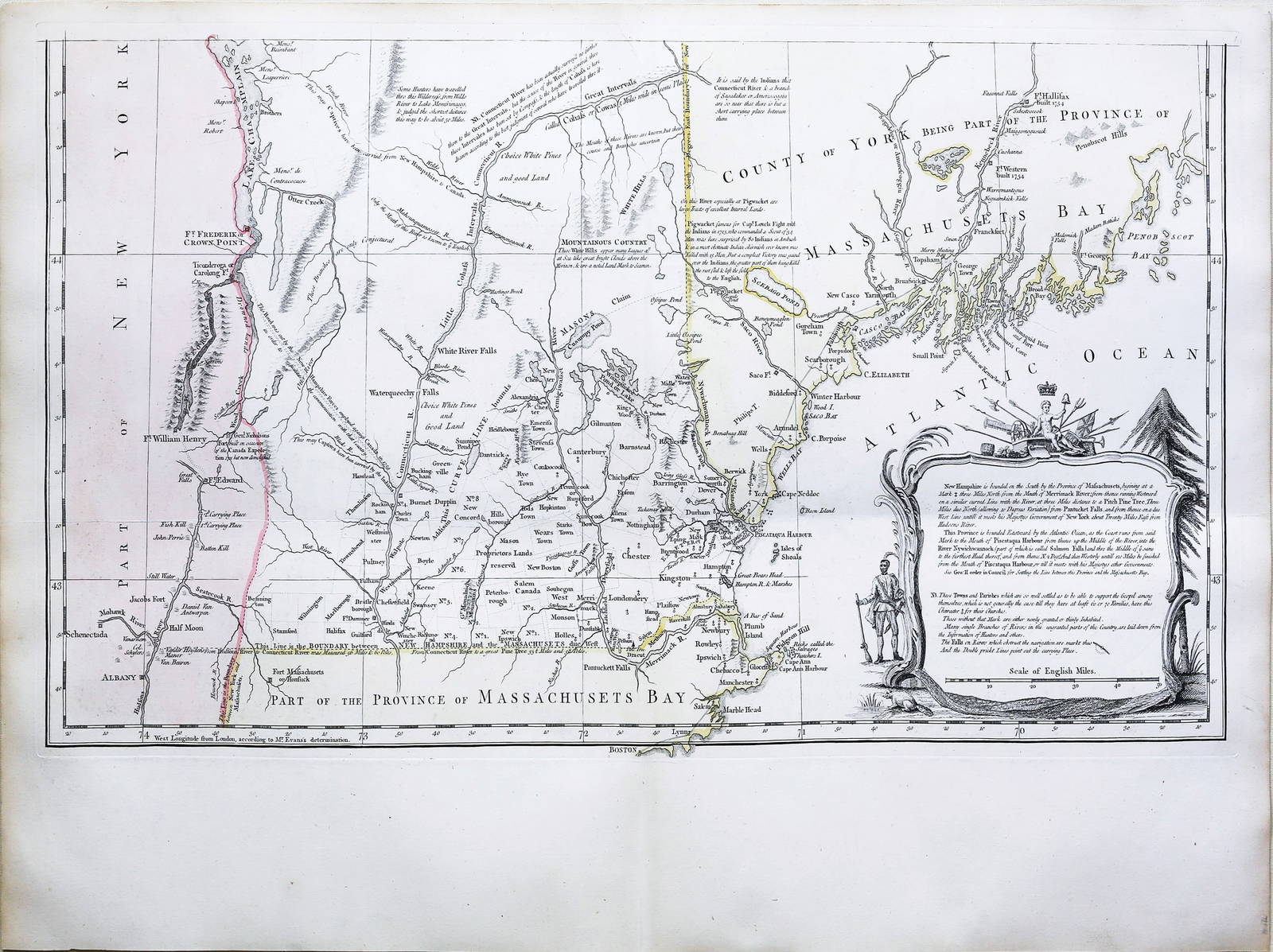 Blanchard & Langdon's An Accurate Map Of His Majesty's Province Of New ...