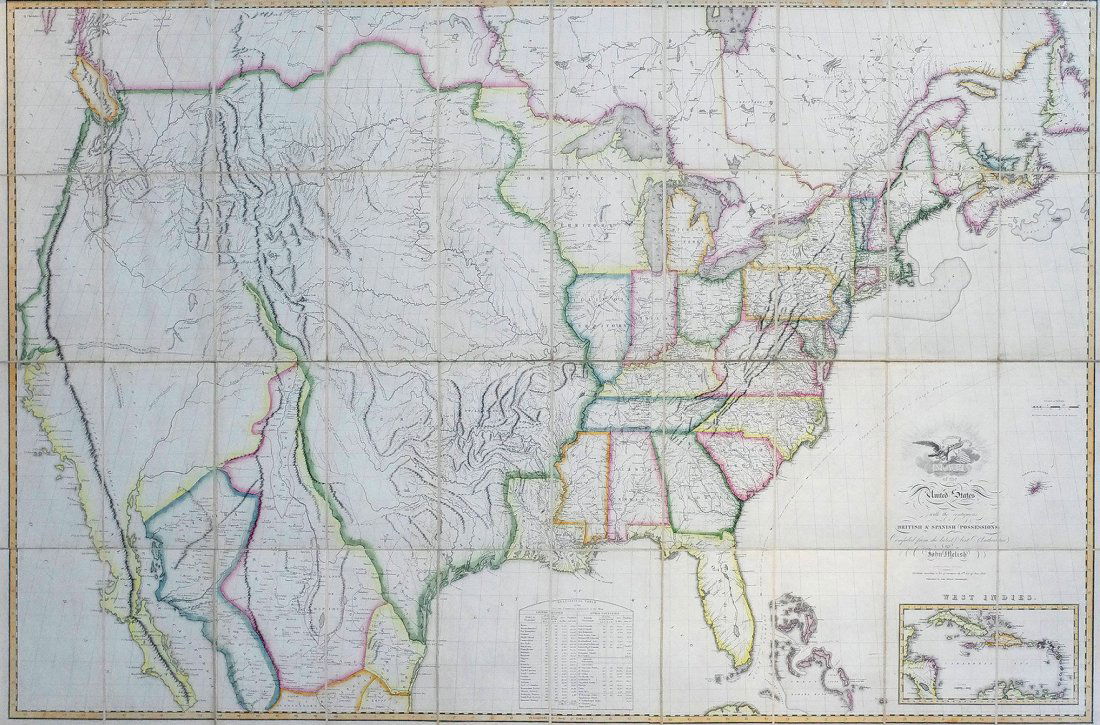 Map of the United States ...