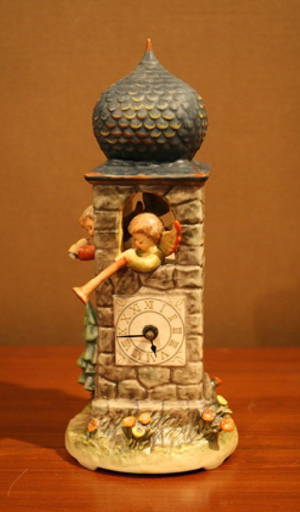 A Goebel Hummel Clock Tower Clock, Height 13 1/2 I