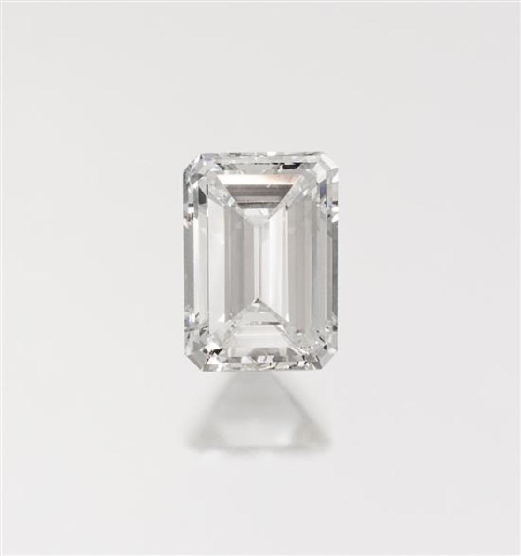 A 2.15 Carat Octagonal Step Cut Diamond,