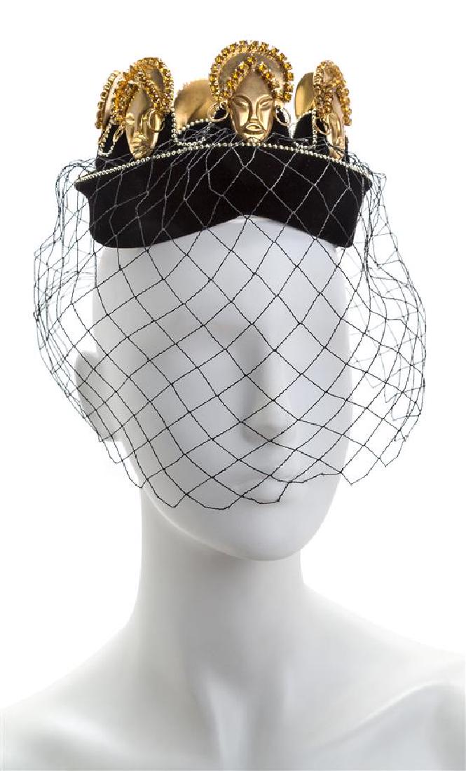 A Bes-Ben Black Velvet Hat,