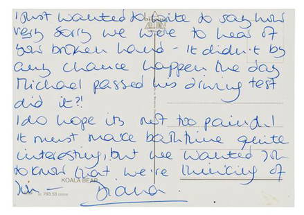 Diana, Princess Of Wales, Signed Letter.