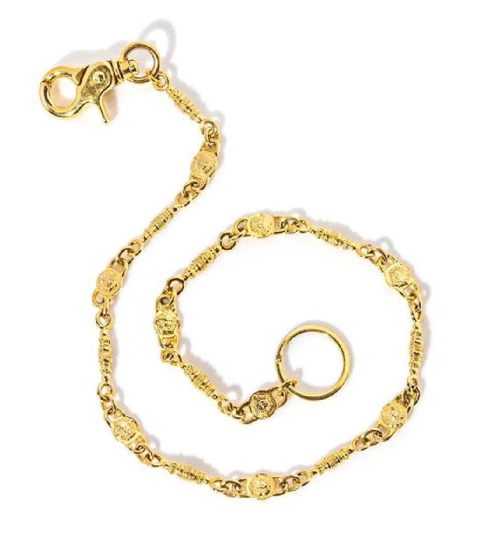 A Gianni Versace Medusa Link Pocket Chain,