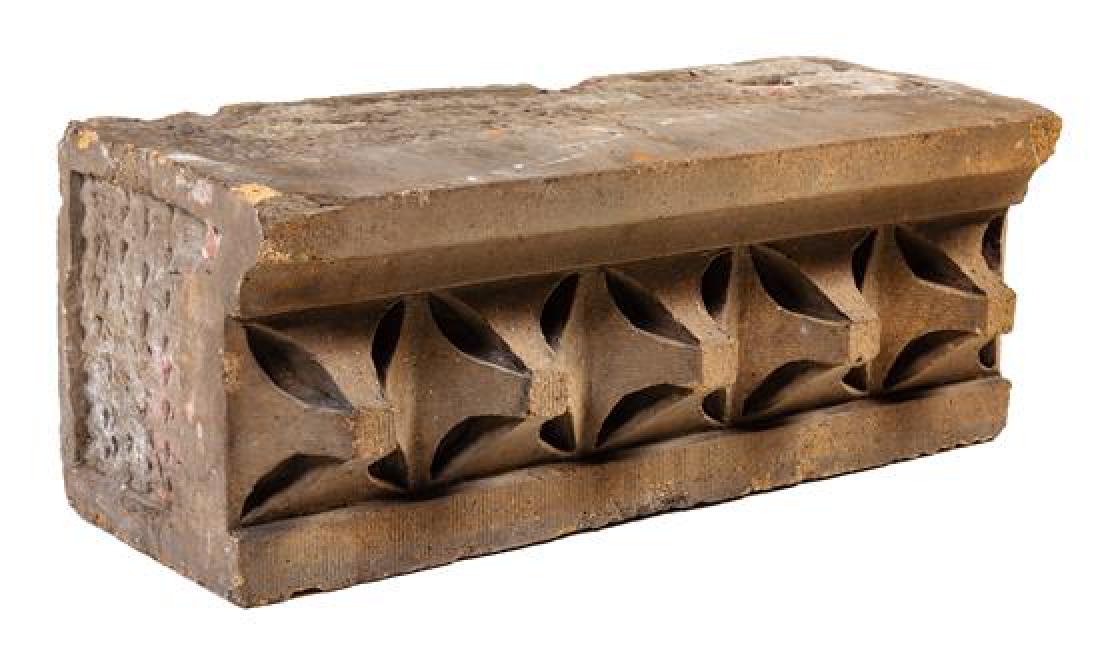 A Louis Sullivan Schiller Building Terra Cotta Cornice
