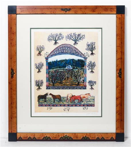 Gail Packer, (american, 20th Century), Vineyard At